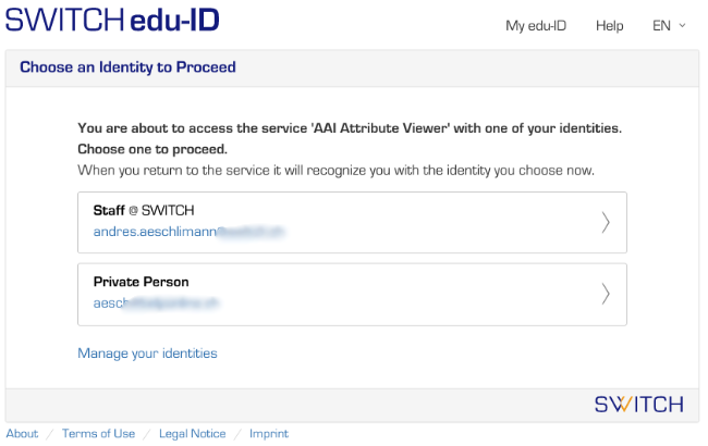 One edu-ID – multiple roles – SWITCH Identity Blog